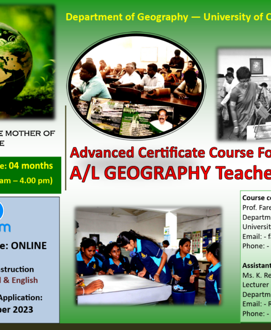 Department of Geography | Faculty of Arts