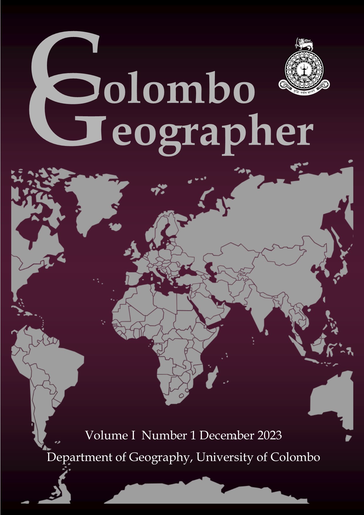 Geography – Journal | Faculty of Arts